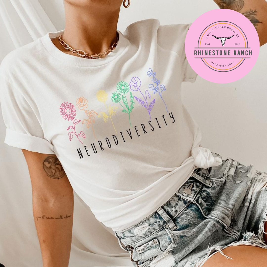 Neurodiversity Tee | Shop Rhinestone Ranch